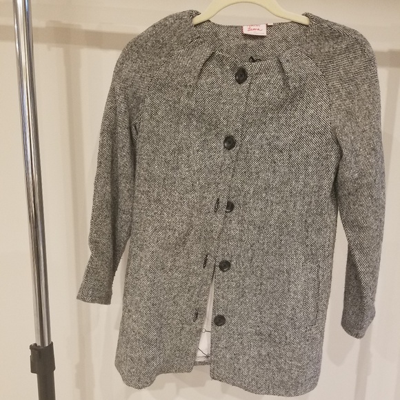 Miss Leona | Jackets & Coats | Miss Leona By Leona Edmiston Tweed Coat ...